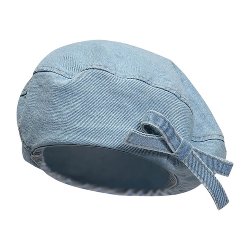 French Girl Denim Beret Hat – Fewart
